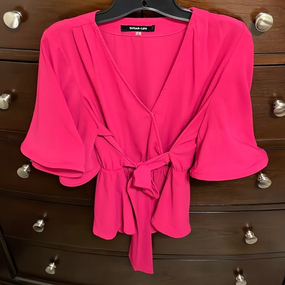 Sugarlips | Tops | Sugar Lips Wide Sleeves Blouse | Poshmark